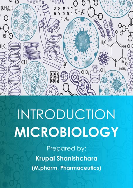 1. Introduction to Microbiology & Parasitology lecture | PPTX | Biological Sciences | Science