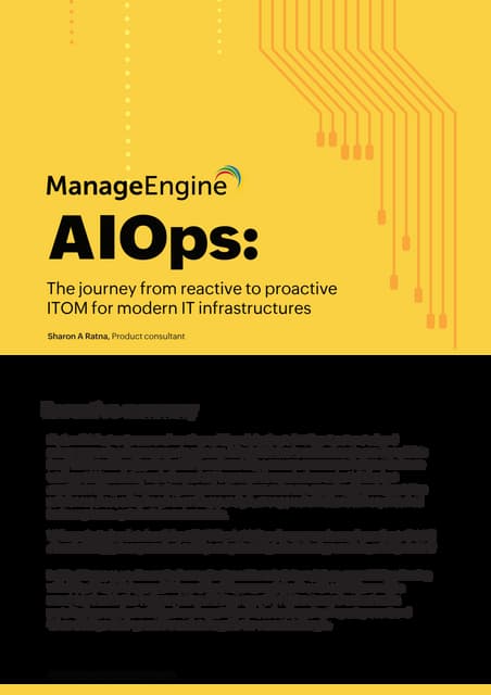 The future of AIOps | PPTX | Cloud Computing | Internet
