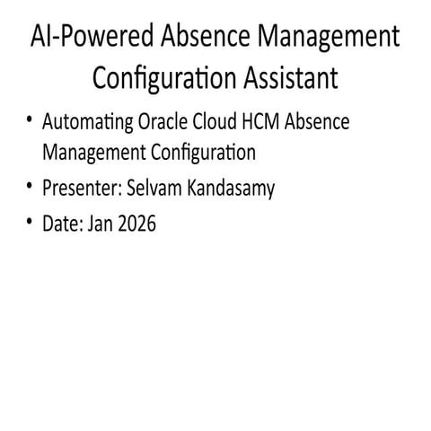 Managing Attendance for Contractual & Third-Party Staff in Logistics | PPTX