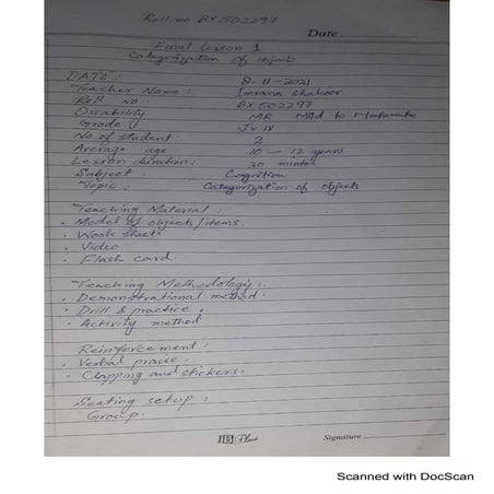 Pattern of AIOU TWO final lessons for students | PDF | Educational ...