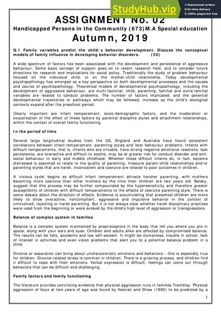 Aiou Solved Assignment Spring 2020 | PDF Aiou Solved Assignment Spring 2020 | PDF