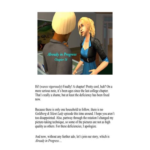 Already in Progress, Chapter 56 | PPT