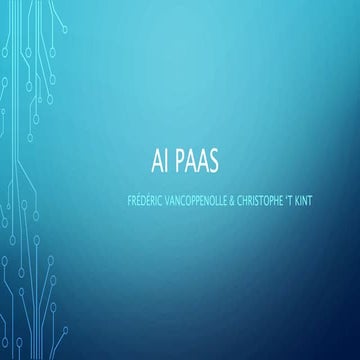 Ai PaaS | PPT