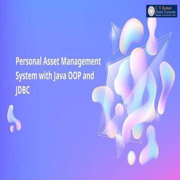 AIPPTMaker_Personal Asset Management System with Java OOP and JDBC (1).pptx