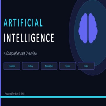 Artificial Intelligence: Comprehensive Overview of Concepts, History ...
