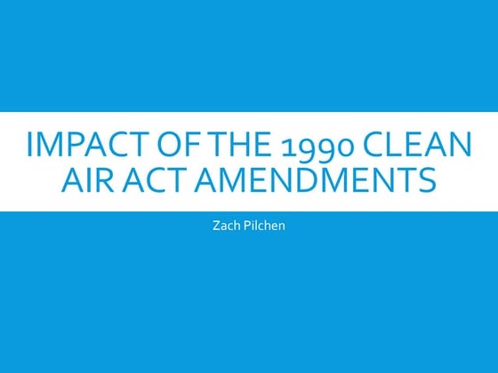 Environmental and health impacts of air pollution | PDF