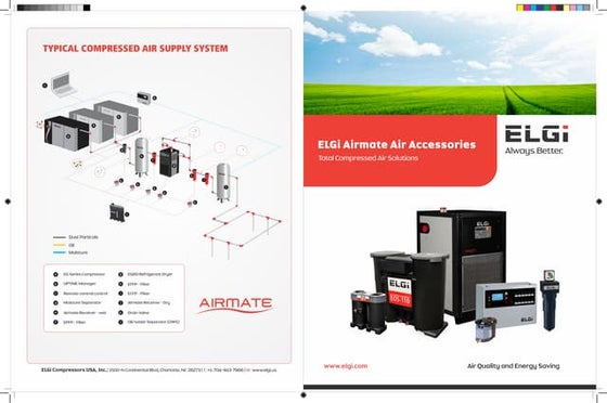 ELGI Airmate Air Accessories Total Compressed Air Solutions | PDF