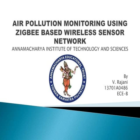 Air quality montoring system | PPTX