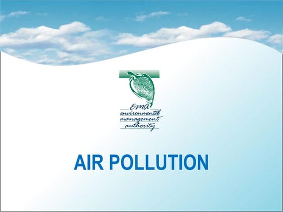 Air Pollution (slide presentation) | PPT