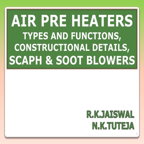 Air-Pre-Heatersxxxxxxxxxxxxxxxxxxxxxxxxx | PPT