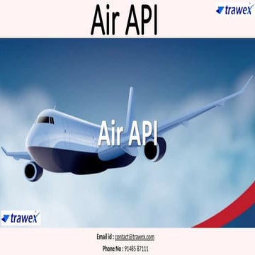 Air API | Airline Data API | GDS Flight API Integration | PPTX