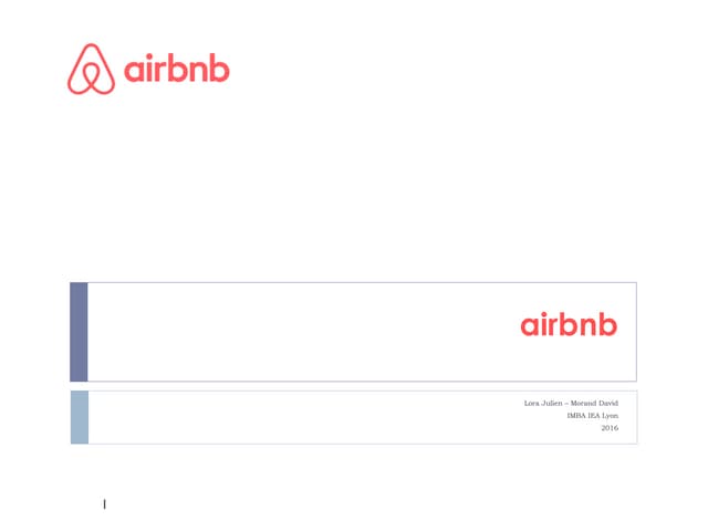 Airbnb - Presentation | ODP