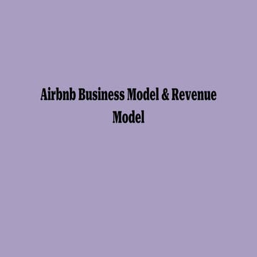 Airbnb Business Model & Revenue Model.pptx
