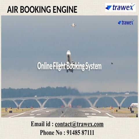 FLIGHT BOOKING ENGINE.AIRLINE RESERVATION SYSTEM | PPTX