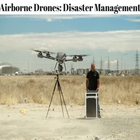 Airborne drones disaster management | PDF