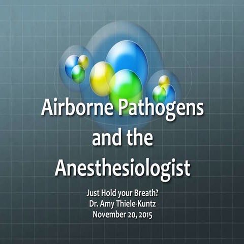 Airbornepathogens nov202015 | PPT