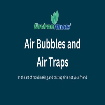 Air Bubbles and Air Traps - Artmolds Best Products | PDF
