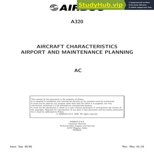 AIRBUS A380 AIRCRAFT CHARACTERISTICS AIRPORT AND MAINTENANCE PLANNING ...