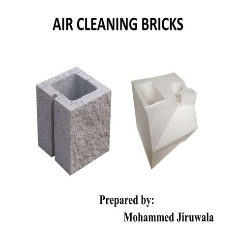 Air cleaning bricks | PPTX