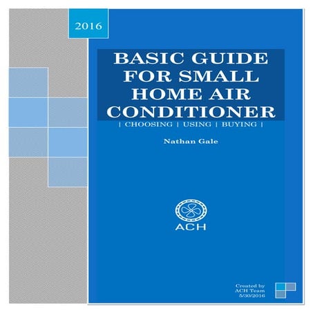 Air conditioner buying guide for beginners | PDF
