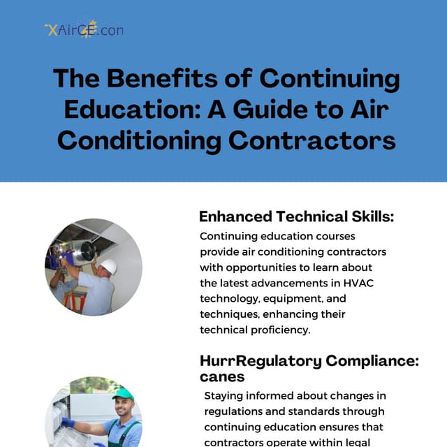 Air Conditioning Contractor Continuing Education | PDF