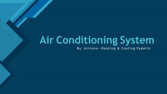 Air conditioning introduction | PDF