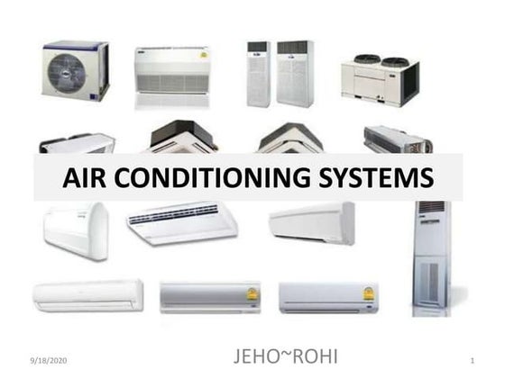 Air conditioning introduction | PDF