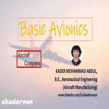 Basic Avionics | Aircraft compass ch-3 | PPSX