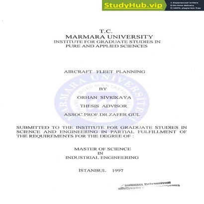 Aircraft Fleet Planning | PDF