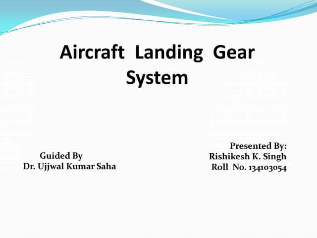 Landing gear | PDF