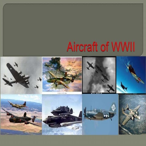 Aircraft of wwii | PPTX