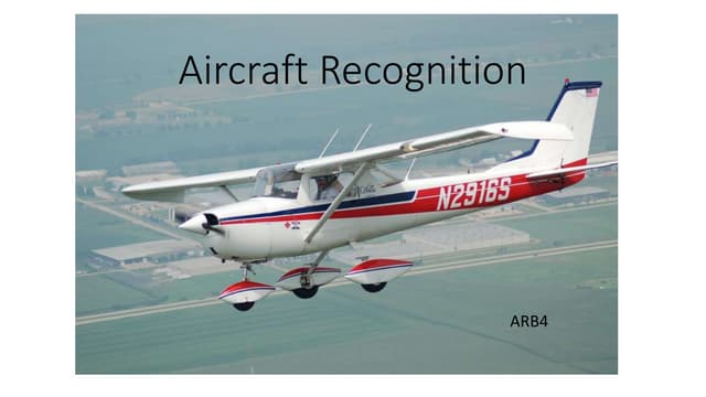 Aircraft recognition basic (ARB) lesson 1