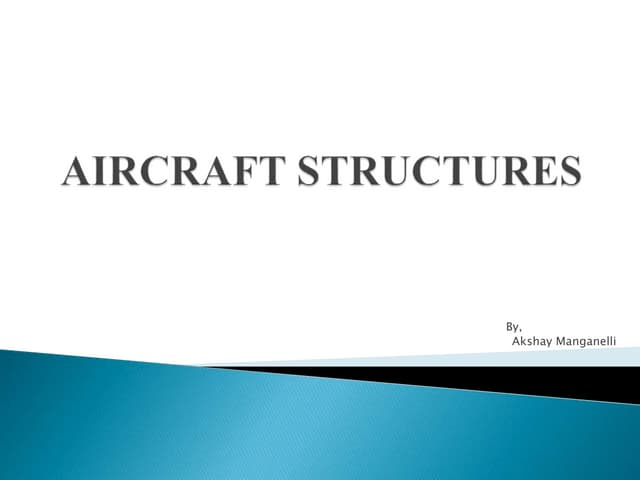 Structural detailing of fuselage of aeroplane /aircraft. | PDF
