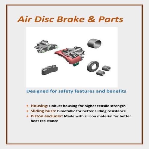 Air Disc Brake & Parts | PDF