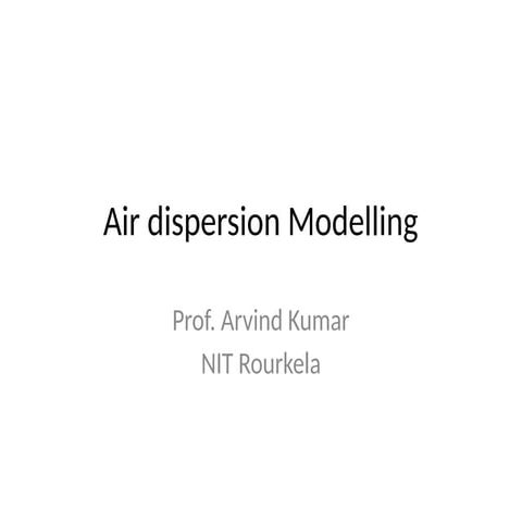 Air dispersion Modelling-Plume and puffpptx | PPT