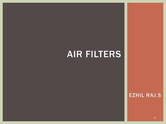 AIR PURIFIER | PPT