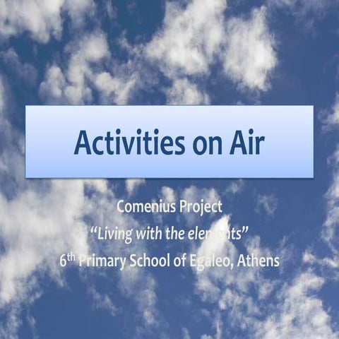 Air Activities | PPTX