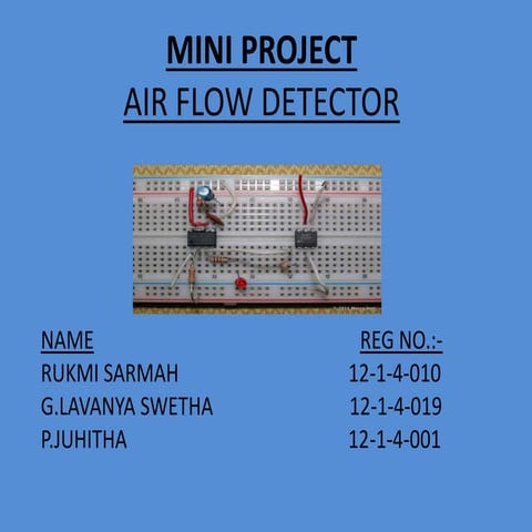 Air flow detector | PPTX