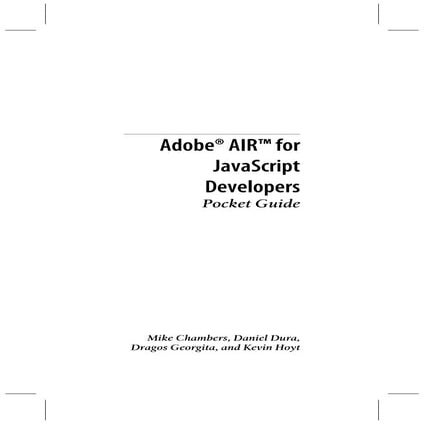 AiR for Js Dev Pocket Guide | PDF