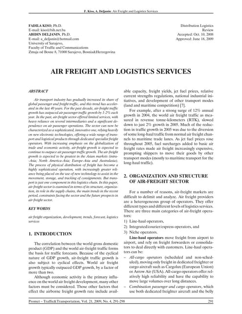 Understanding Air Freight: Key Factors Affecting Costs | PDF