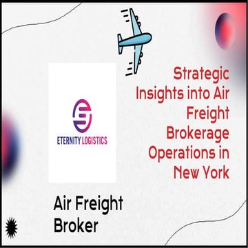 Road Freight Broker - Air Freight Broker in New York | PDF