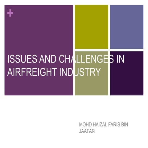Airfreight ind presentation | PPTX
