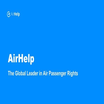 Airhelp - NOAH19 Berlin | PPT