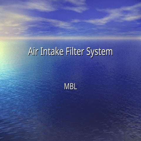 Air Intake Filter System of gas turbine.ppt