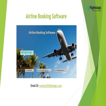 Airline Booking Software | PPTX