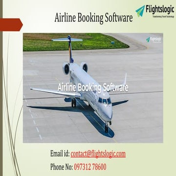 Airline Booking Software | online airline reservation | PPT