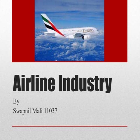 Airline industry Analysis | PPTX