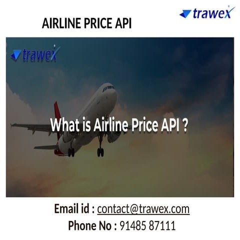 AIRLINE PRICE API AIRLINE BOOKING API FLIGHT API COST | PPT