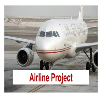 Airline Project Plans for Budgeting on Airline Business | PPT