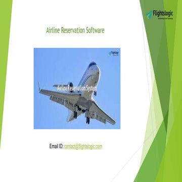 Airline Reservation Software | PPTX
